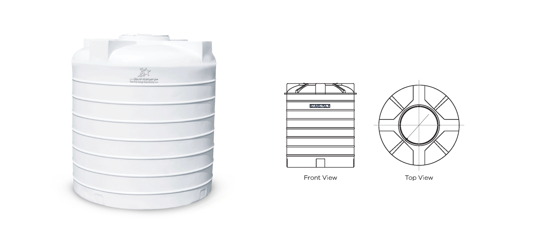 Vertical Water Tanks (Normal Type) – Stars Poly